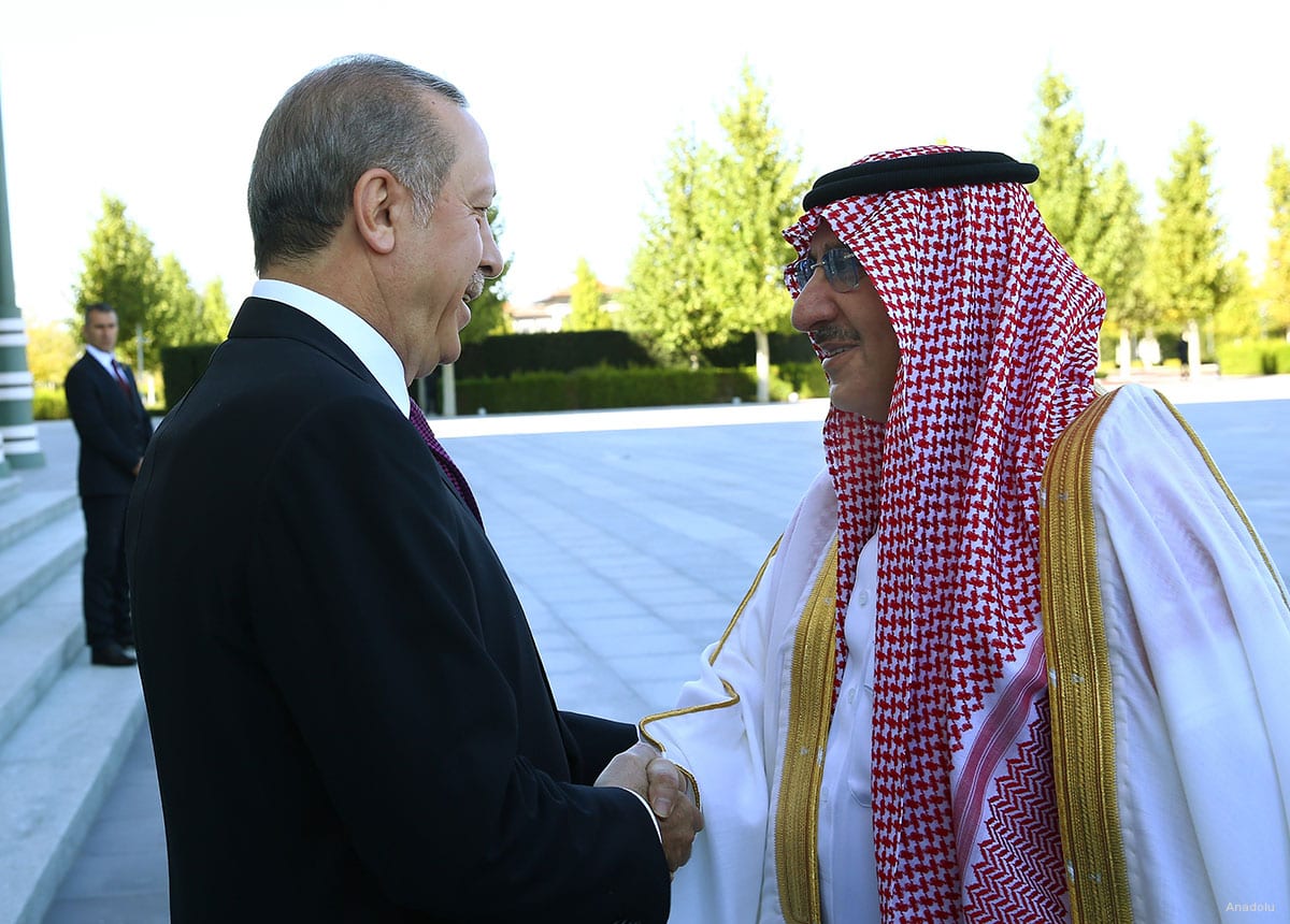 Erdogan receives Saudi crown prince in Ankara – Middle East Monitor