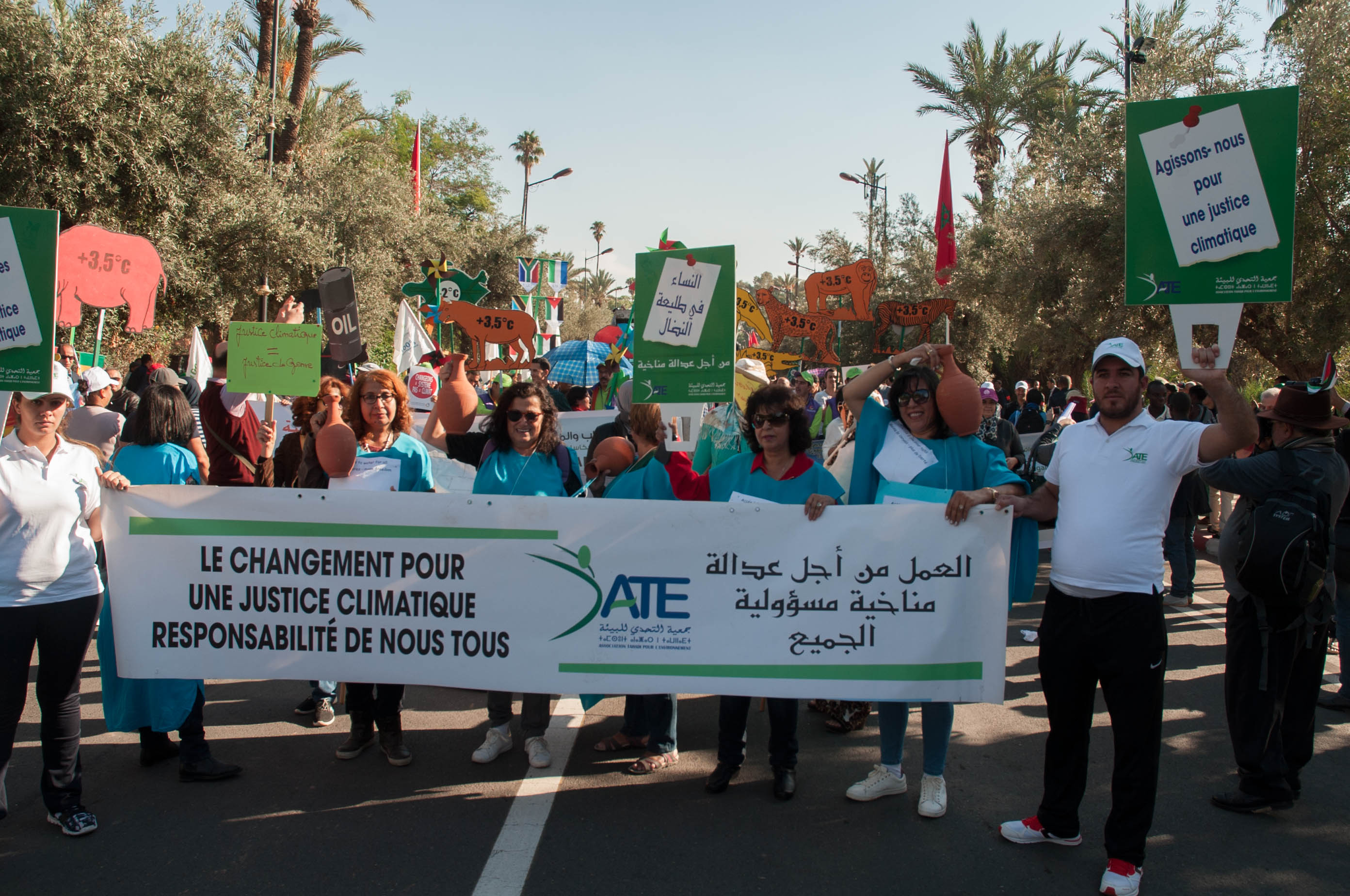 Climate change demonstration in Marrakech – Middle East Monitor