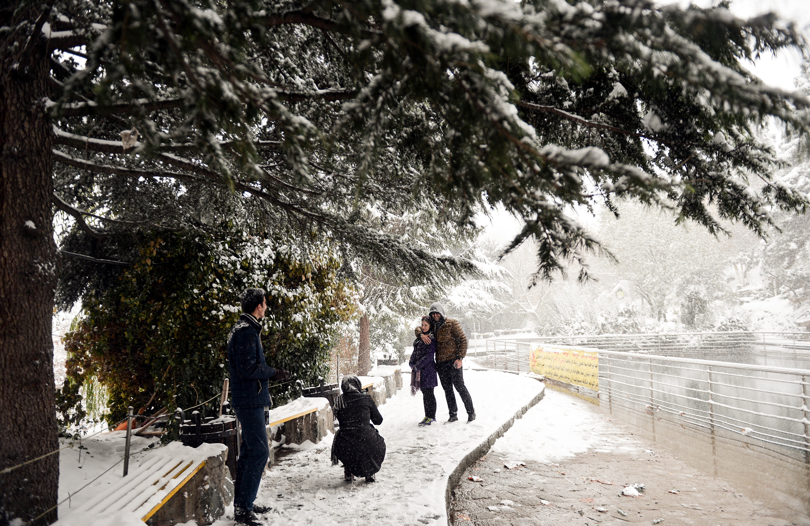 Snowfall in Tehran – Middle East Monitor