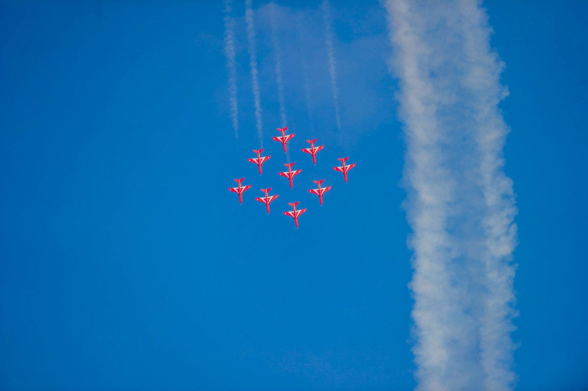 Red Arrows perform in Kuwait – Middle East Monitor