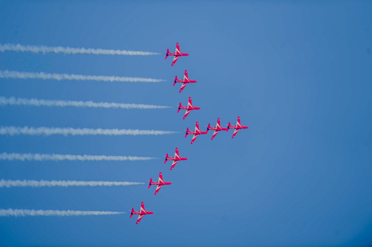 Red Arrows perform in Kuwait – Middle East Monitor