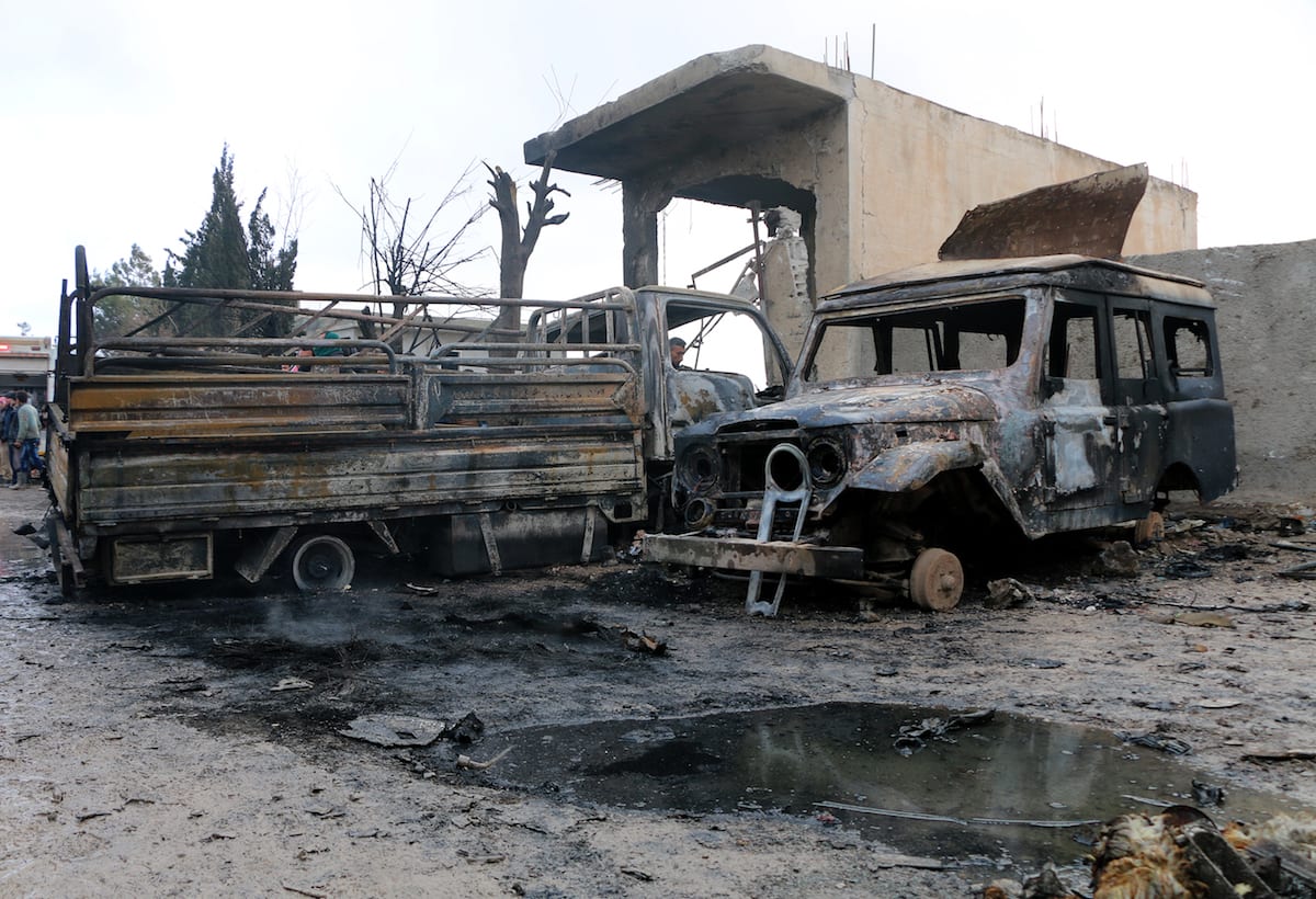 Aftermath of bomb blast in Aleppo – Middle East Monitor