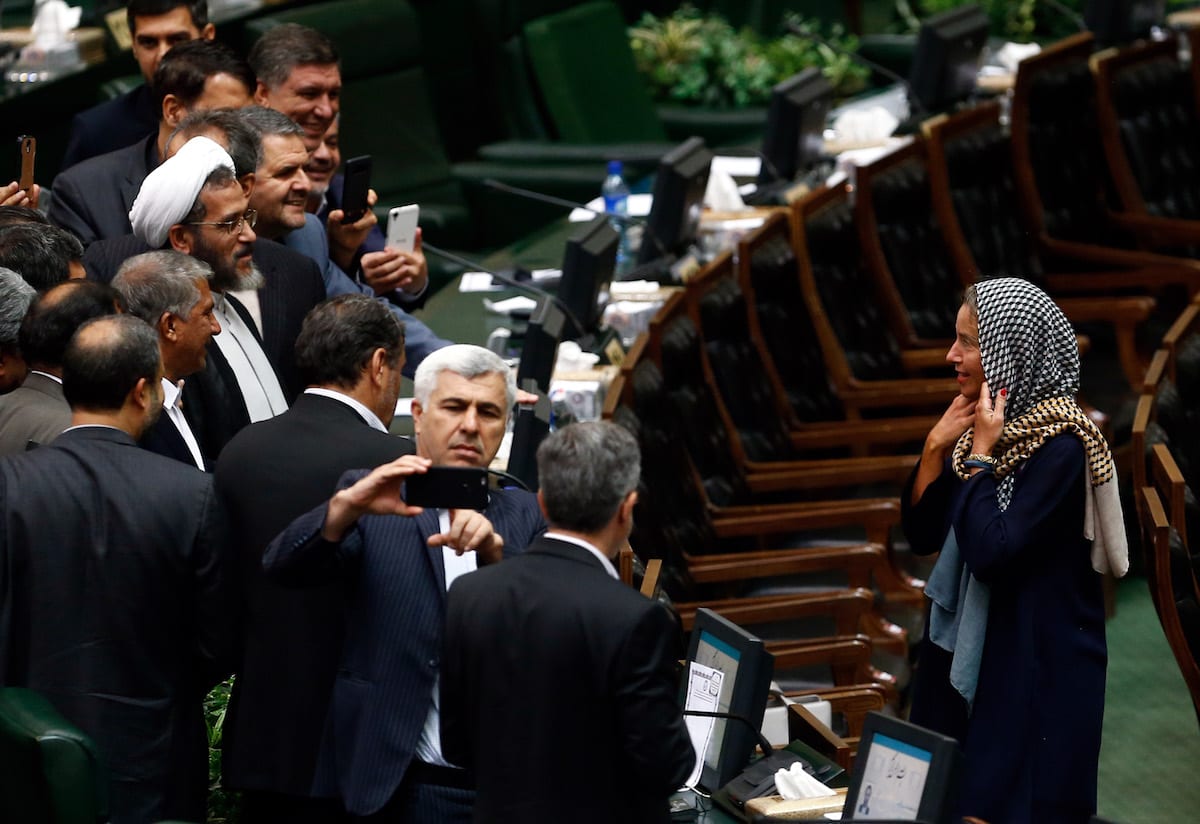 Hassan Rouhani Sworn In For Second Term As President Of Iran Middle