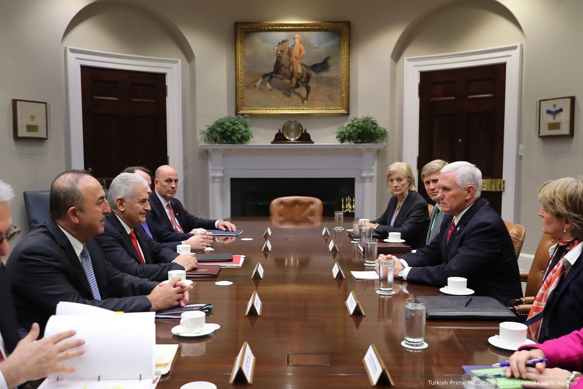 Turkish PM meets with US Vice President – Middle East Monitor