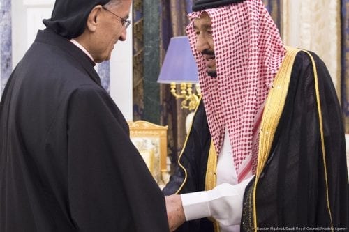 Maronite Patriarch of Antioch Bechara Boutros al-Rahi in Riyadh ...