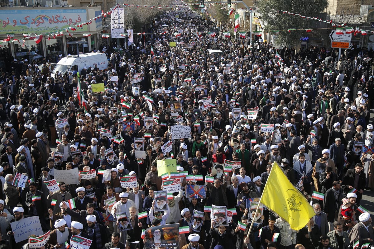Iran Stages Pro Government Rallies Cleric Urges Firm Punishment For