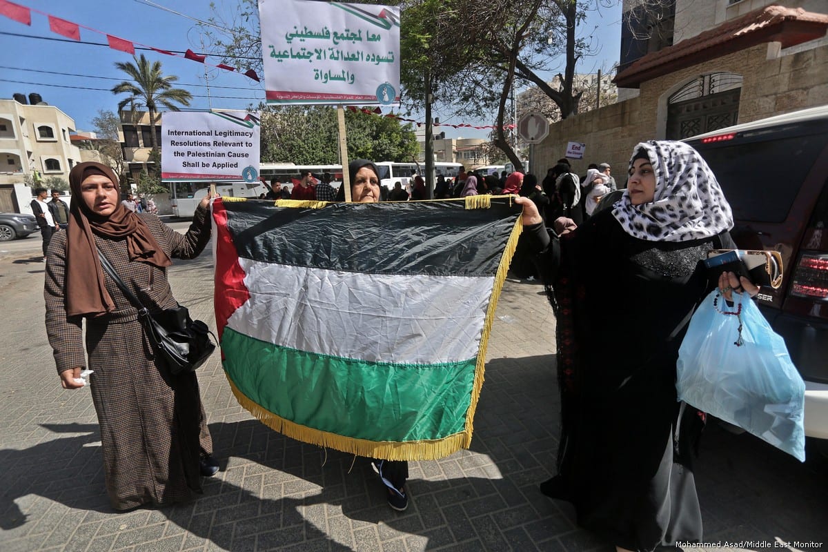 Palestinian women protest ahead of International Women’s Day – Middle ...