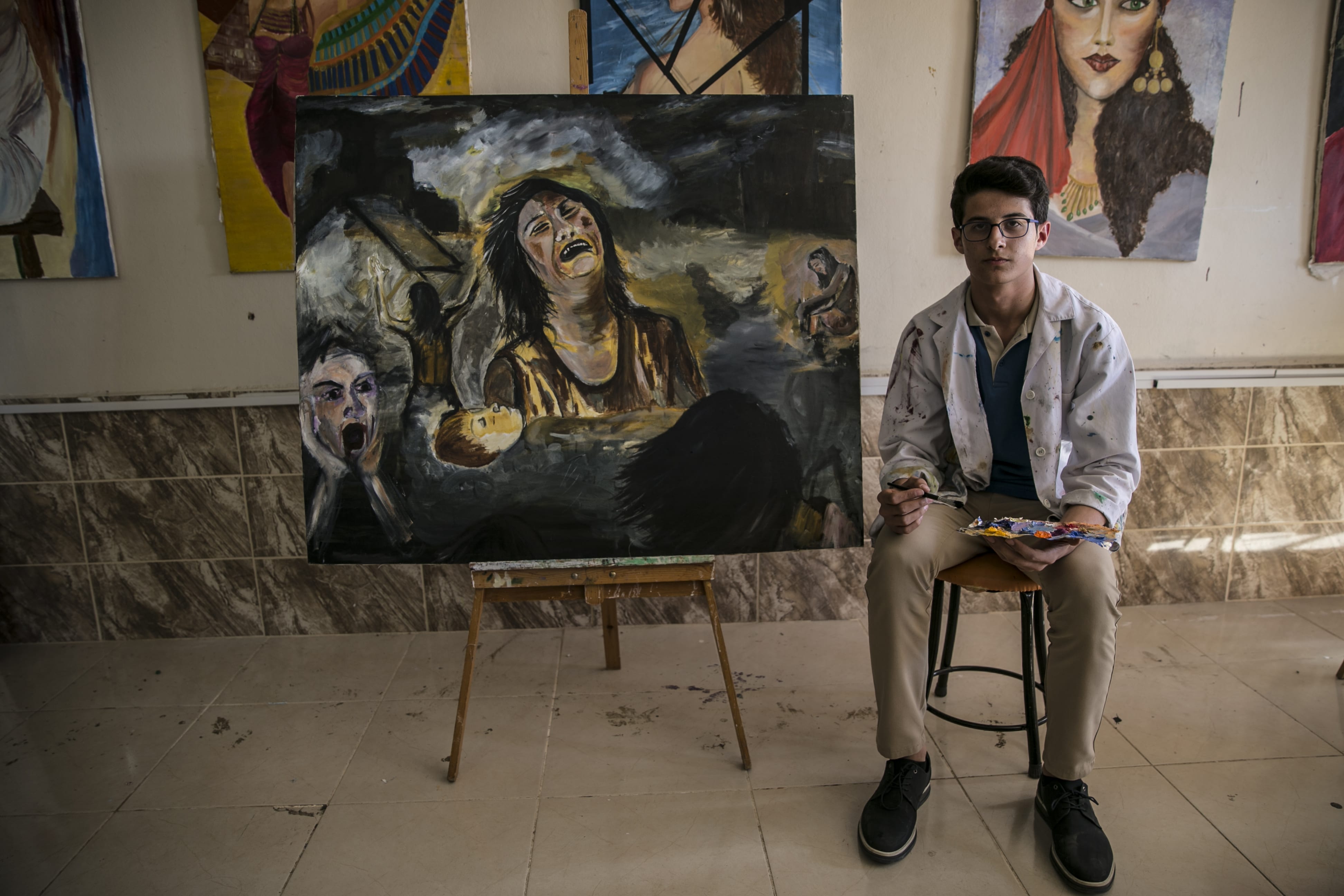 Syrian Civil War in Oil Paintings – Middle East Monitor