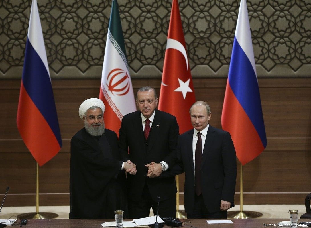 Turkish, Russian, Iranian officials discuss Syria peace – Middle East ...