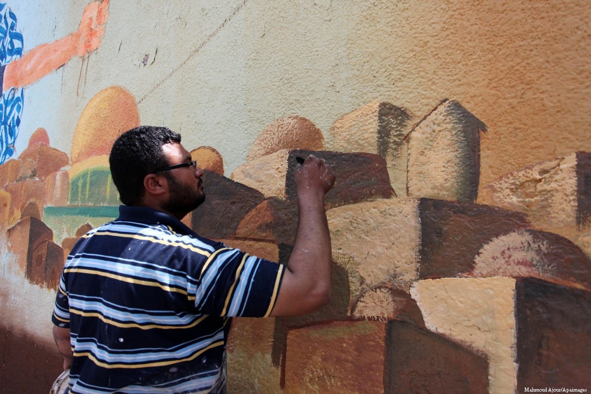 Mural painting in Gaza – Middle East Monitor