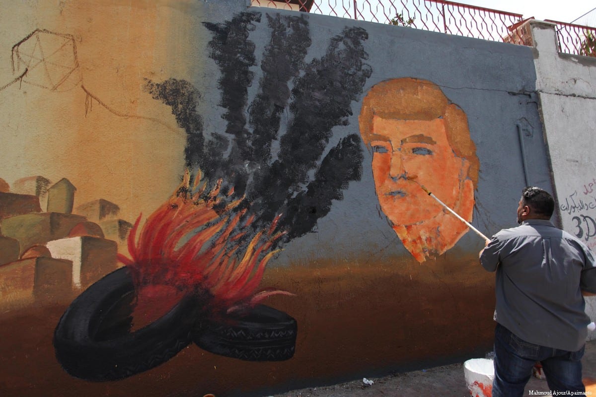 Mural painting in Gaza – Middle East Monitor