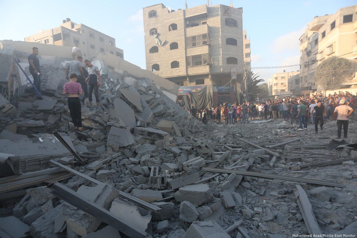 Israel destroys Gaza cultural centre, 18 injured – Middle East Monitor