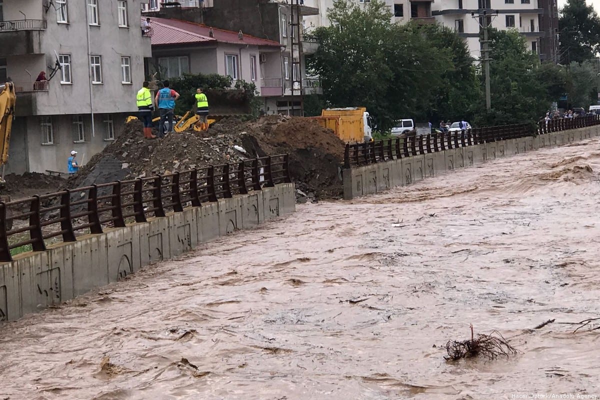 Heavy rain hits Turkey’s Ordu – Middle East Monitor