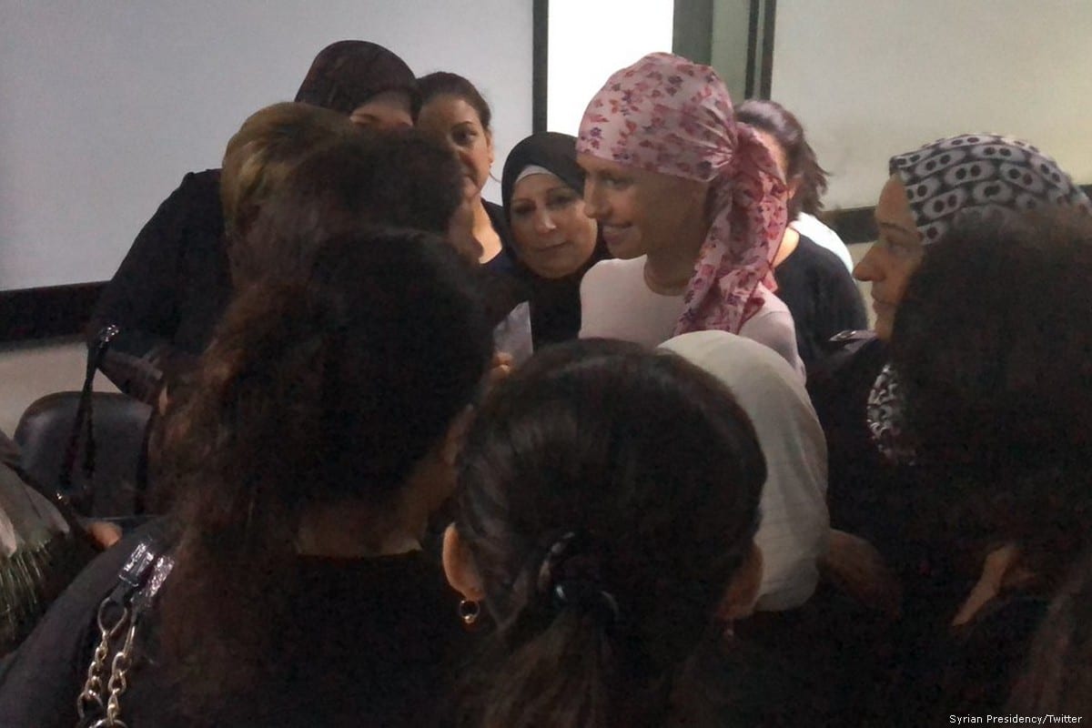 Syria: Pictures of Assad’s wife in hospital for cancer treatment ...