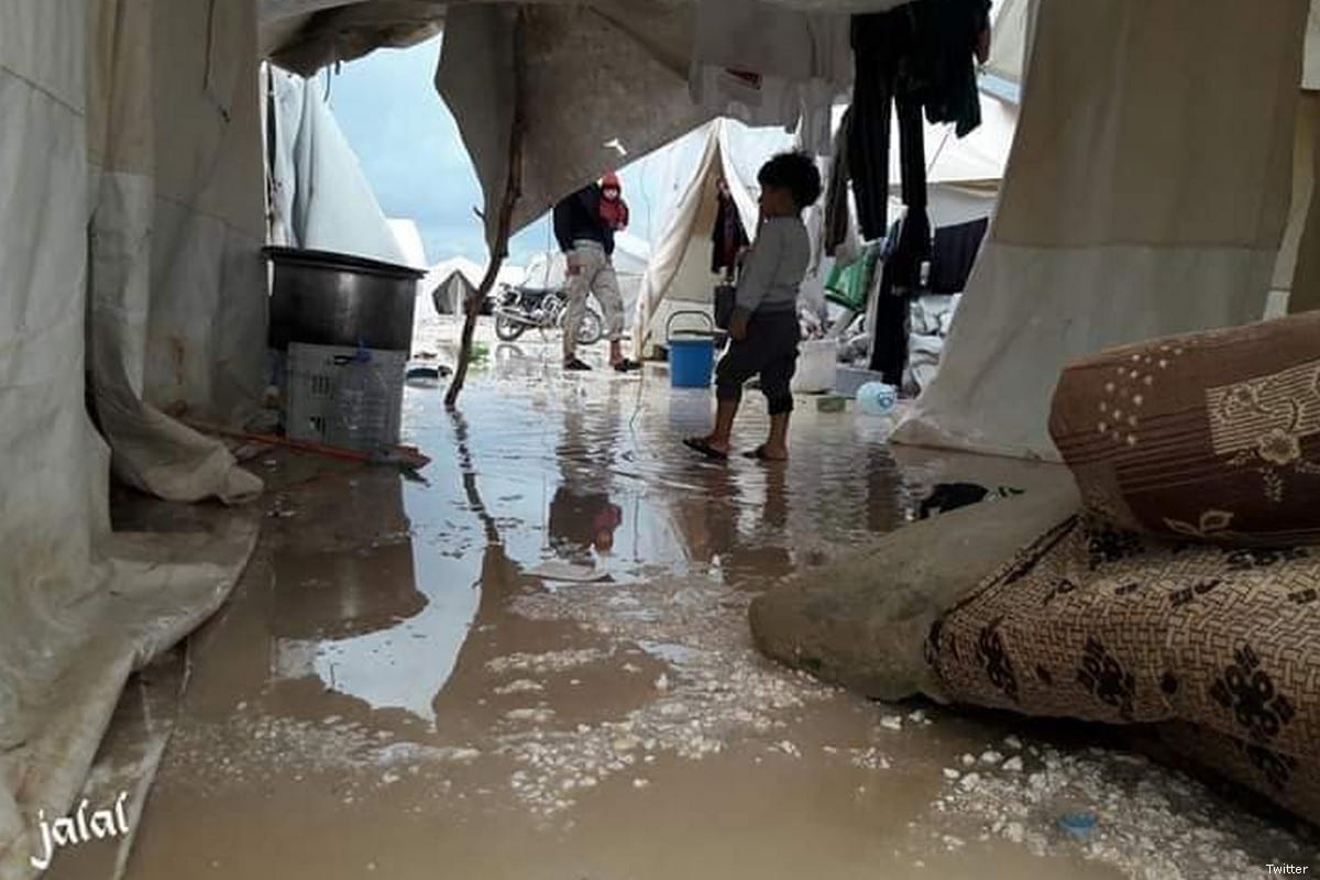 Refugee camps flooded, 6 dead as heavy rains hit Lebanon, Turkey ...