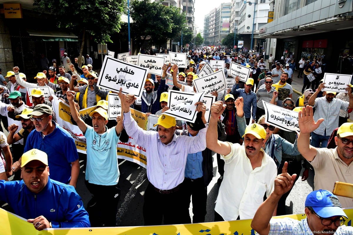 Hundreds protest rampant corruption, bribery in Morocco – Middle East ...