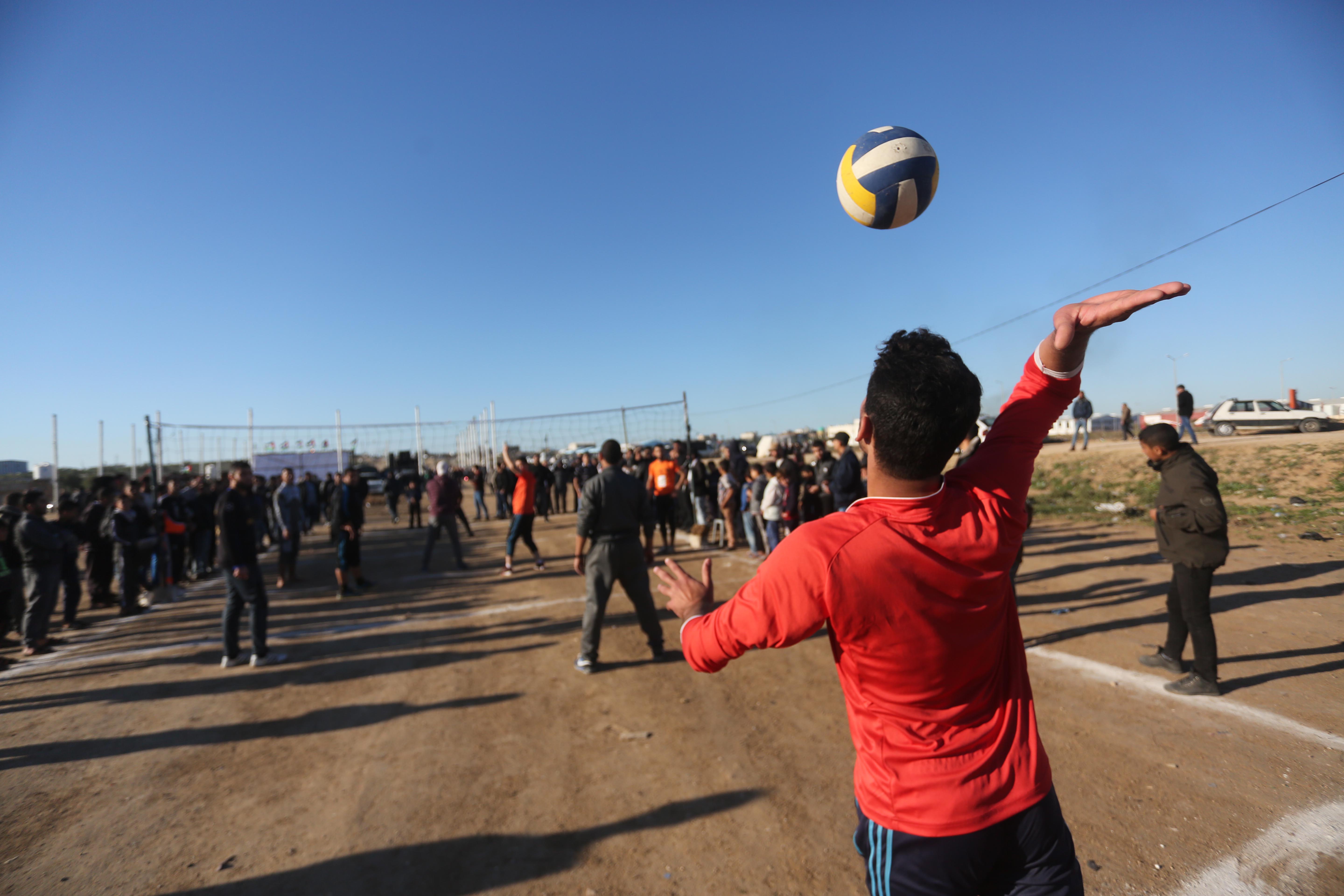Volleyball In Gaza Middle East Monitor volleyball-in-gaza-middle-east-monitor