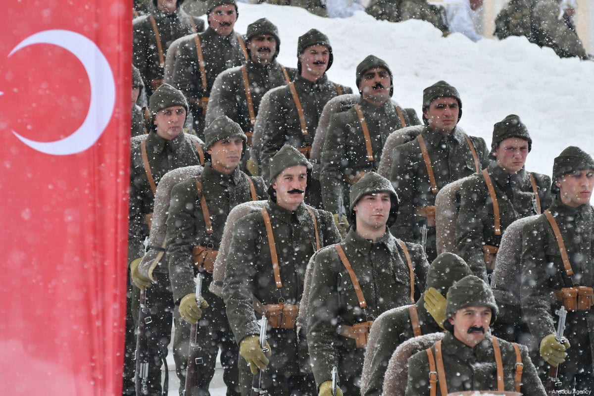 Turkey remembers fallen WWI soldiers with massive march – Middle East ...