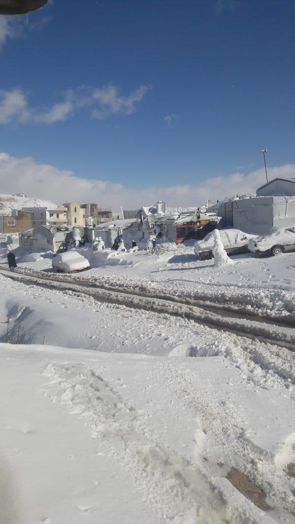 Syria refugees flee as camps buried in Lebanon snow storm – Middle East ...