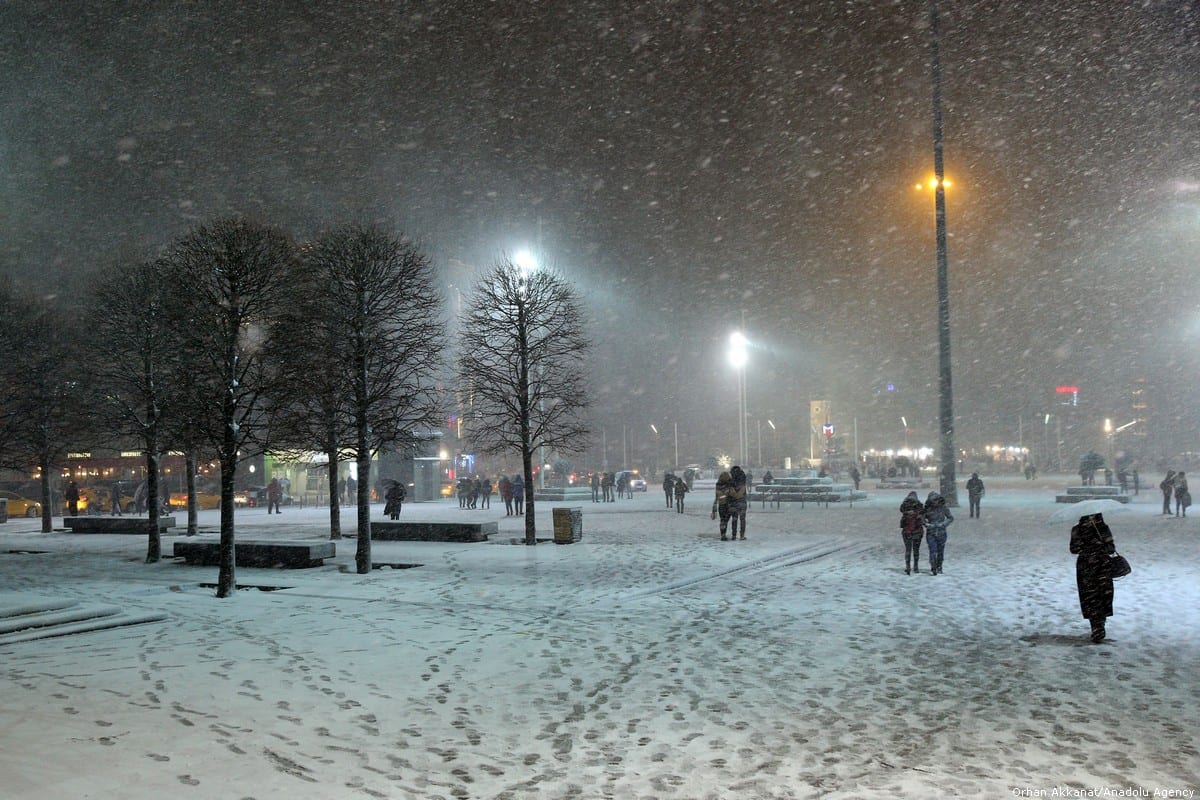 Snowing in Istanbul – Middle East Monitor