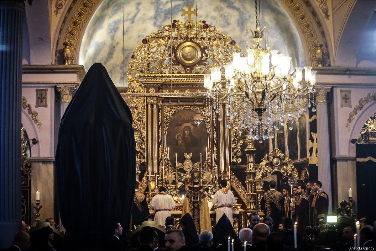 Funeral service for the late Armenian Patriarch of Istanbul Mesrob ...