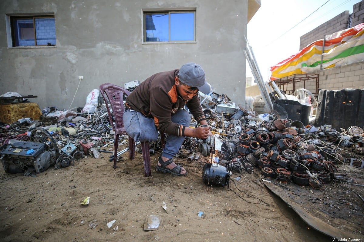 Palestinian doesn’t scrap career after losing leg in Israel attack ...