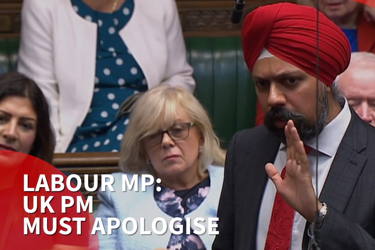 MPs clap as Labour backbencher demands UK PM apologise for ‘racist ...