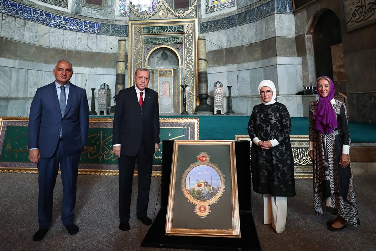 Turkey holds Friday prayers in Hagia Sophia Mosque for first time in 86 ...