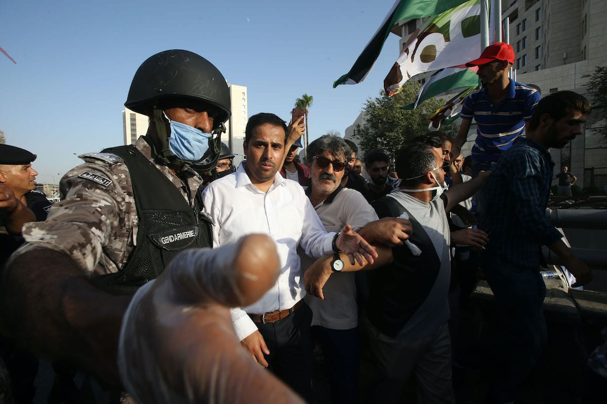 Jordan police clash with protesters over union crackdown – Middle East ...