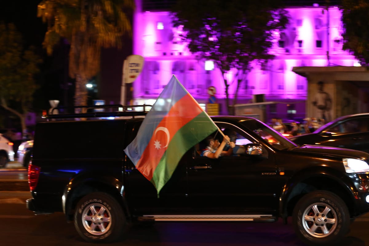 Azeraijani Jews in Israel gather to protest Armenian aggression ...