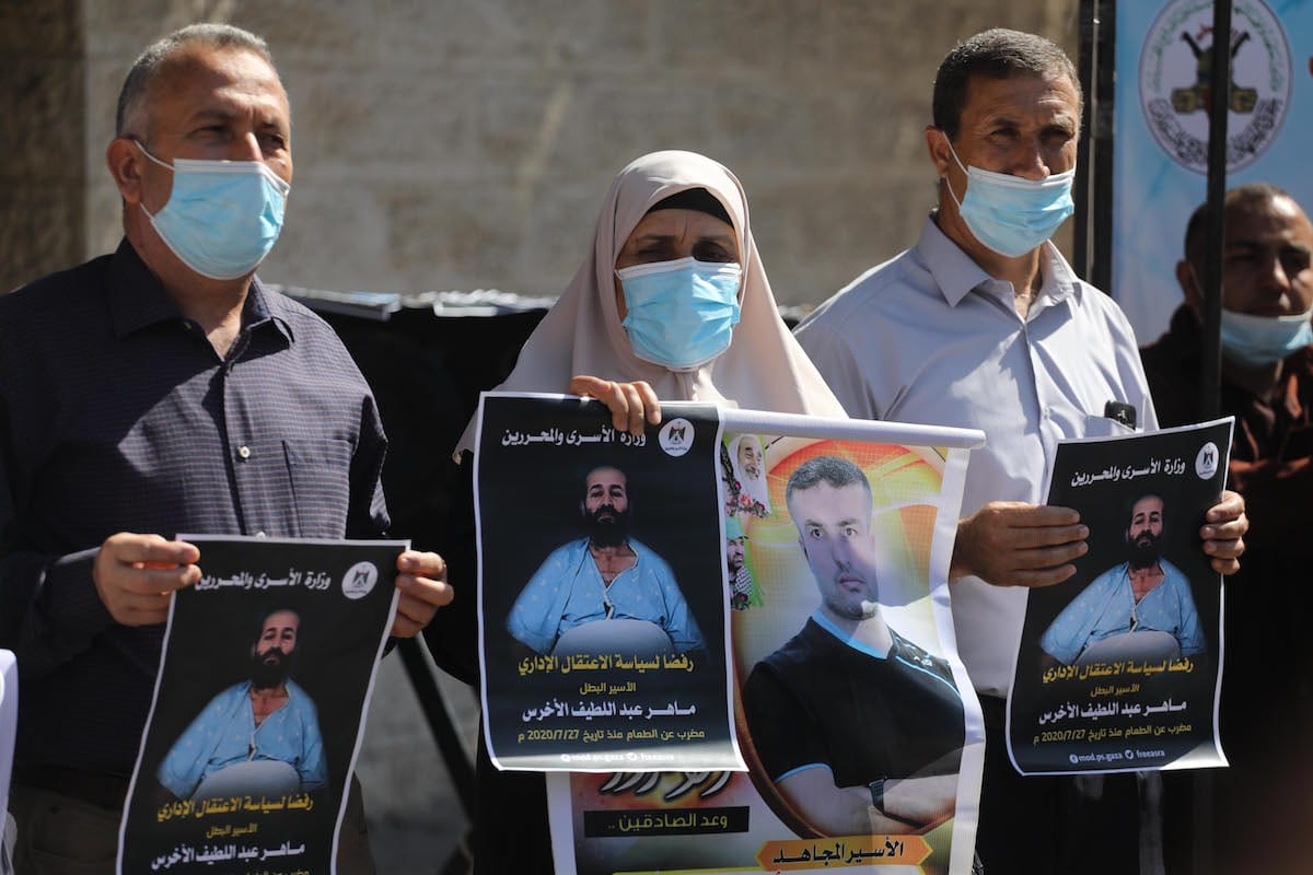 Gaza stands in support of Palestinian hunger striker Al-Akhras – Middle ...