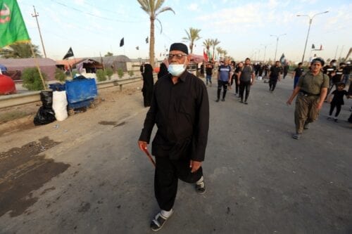 Shia Muslims in Iraq walk to arrive in Karbala for Arbaeen – Middle ...