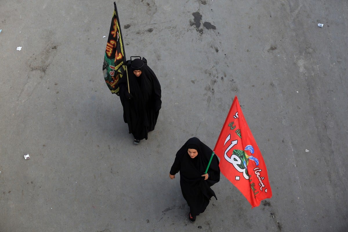 Shia Muslims in Iraq walk to arrive in Karbala for Arbaeen – Middle ...