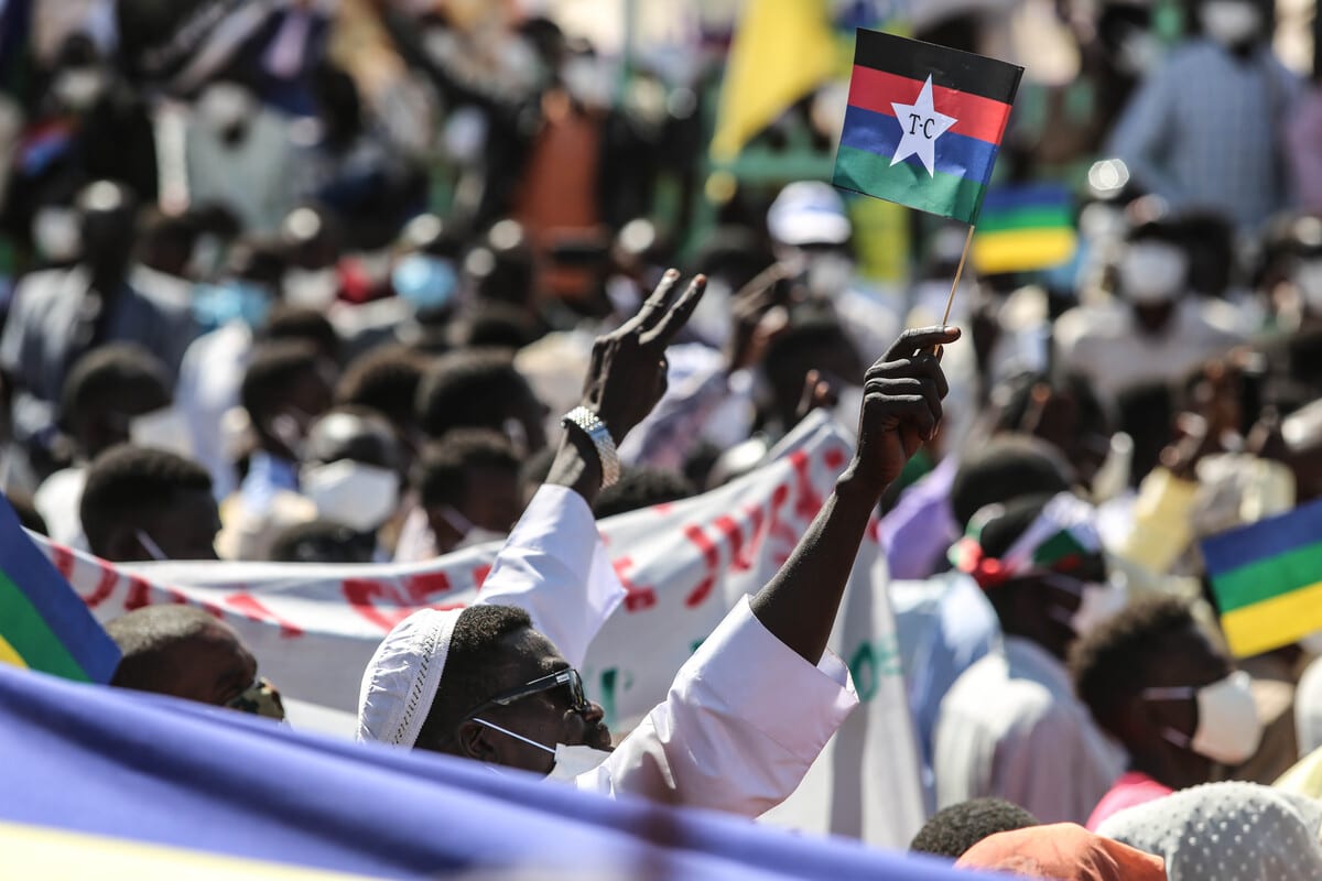 Celebration in Sudan for receiving peace leaders from Juba – Middle ...