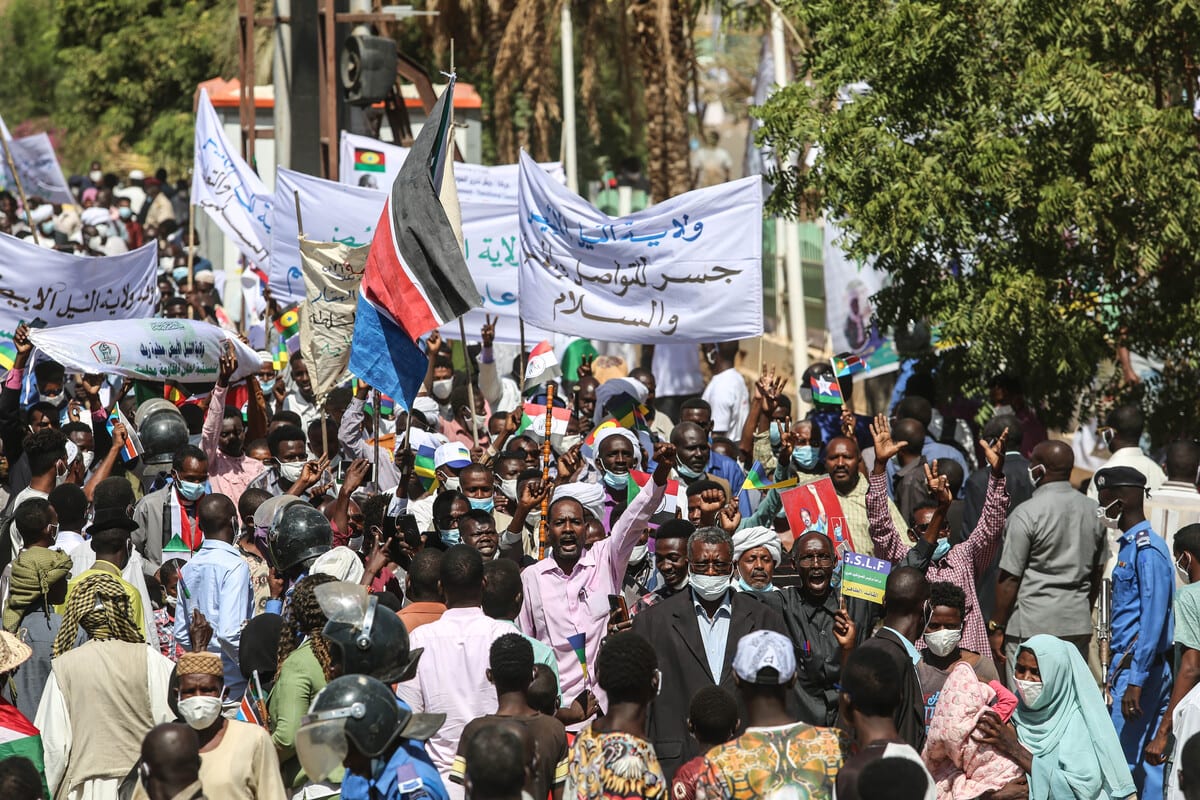 Celebration in Sudan for receiving peace leaders from Juba – Middle East Monitor