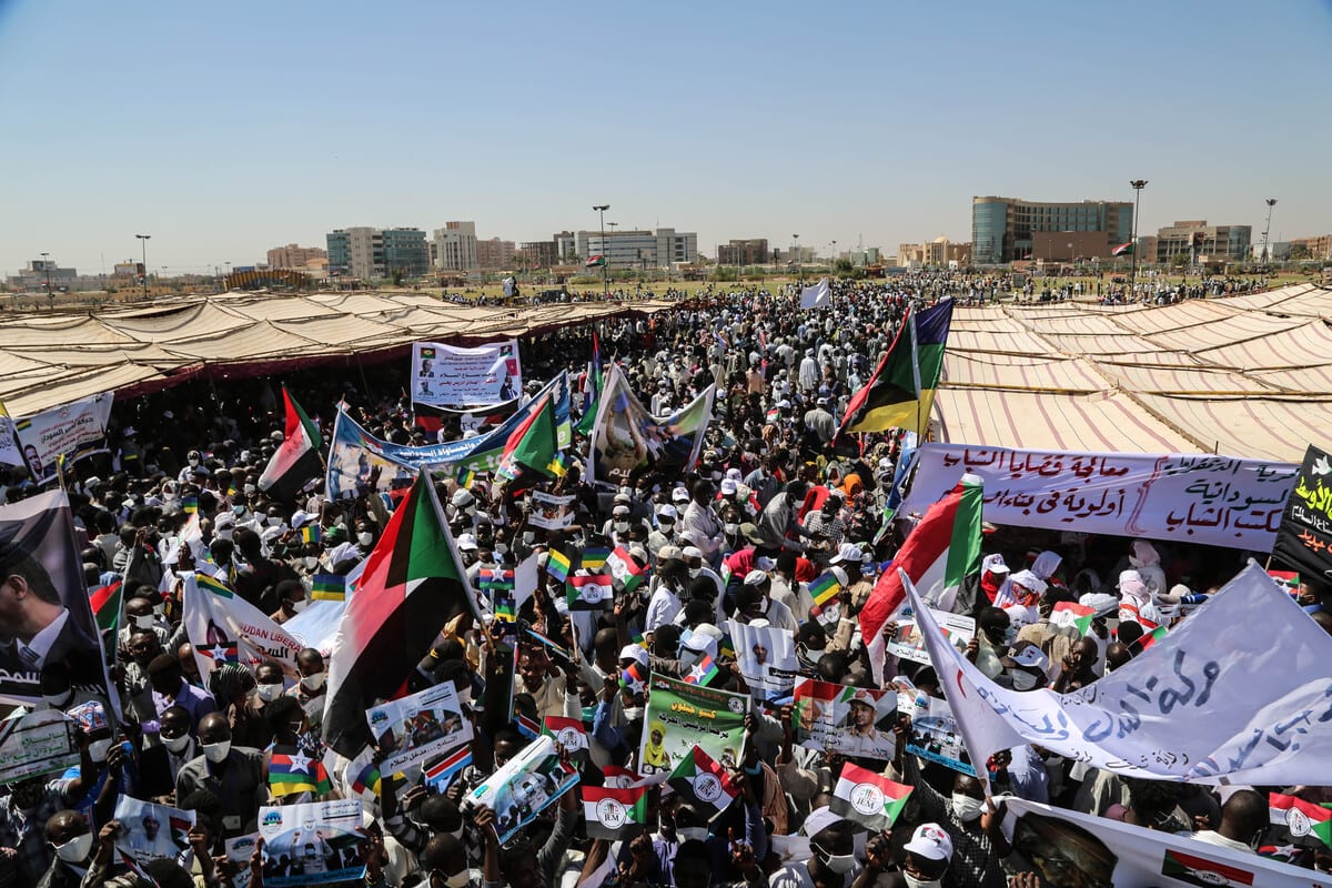 Celebration in Sudan for receiving peace leaders from Juba – Middle ...