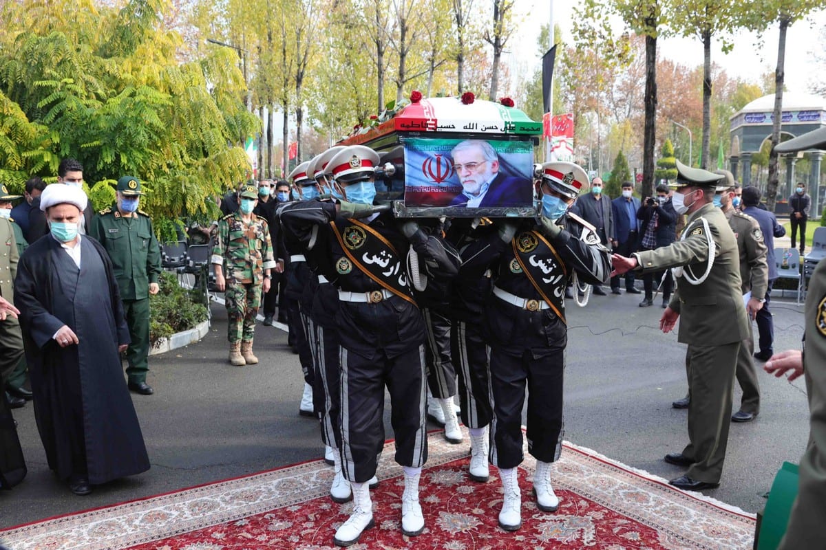 Funeral ceremony of Iranian Nuclear Scientist Mohsen Fakhrizadeh ...