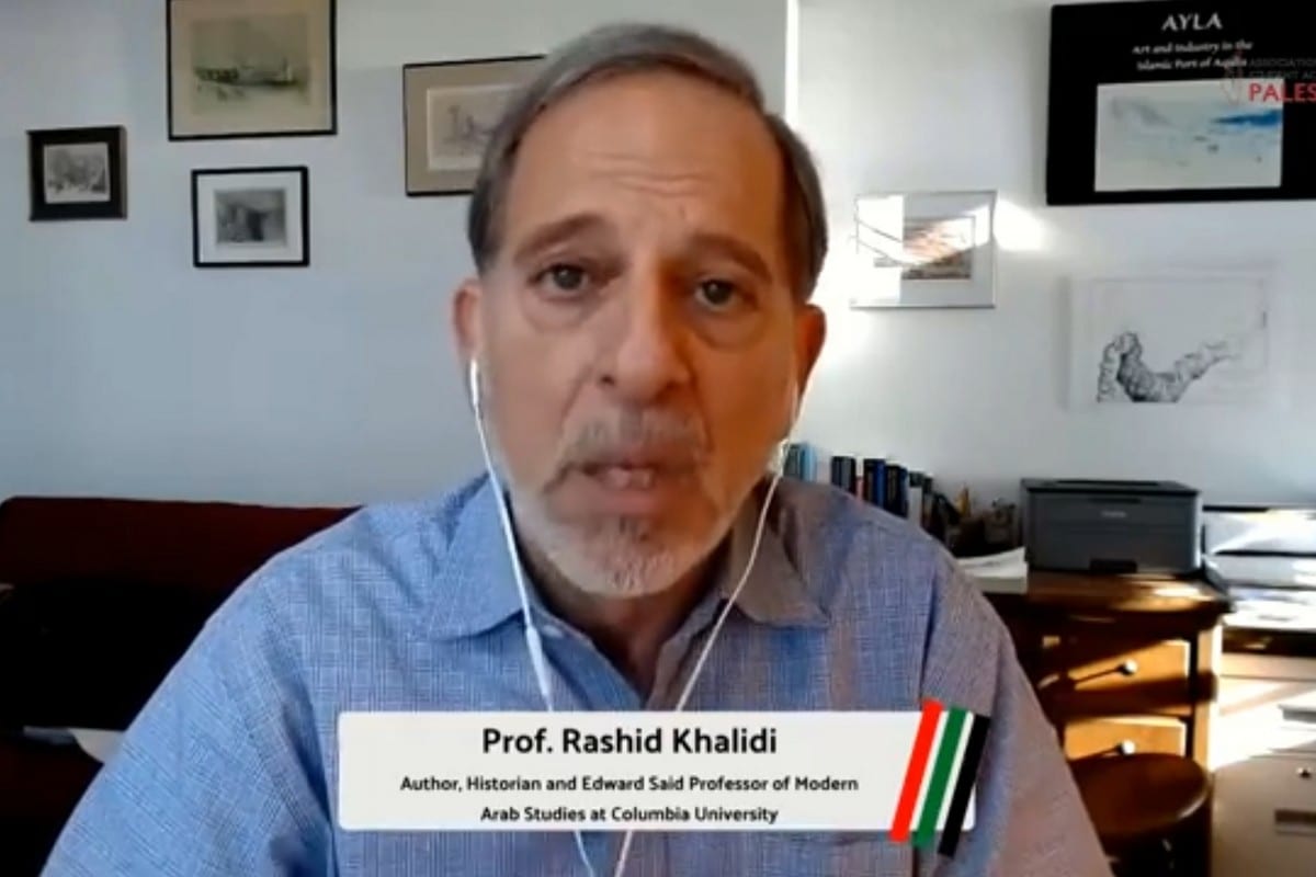 Professor Rashid Khalidi’s Hundred Years’ War on Palestine – Interview ...