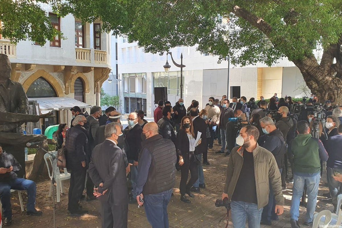 Activists in Beirut protest killing of Hezbollah critic Luqman Salim ...