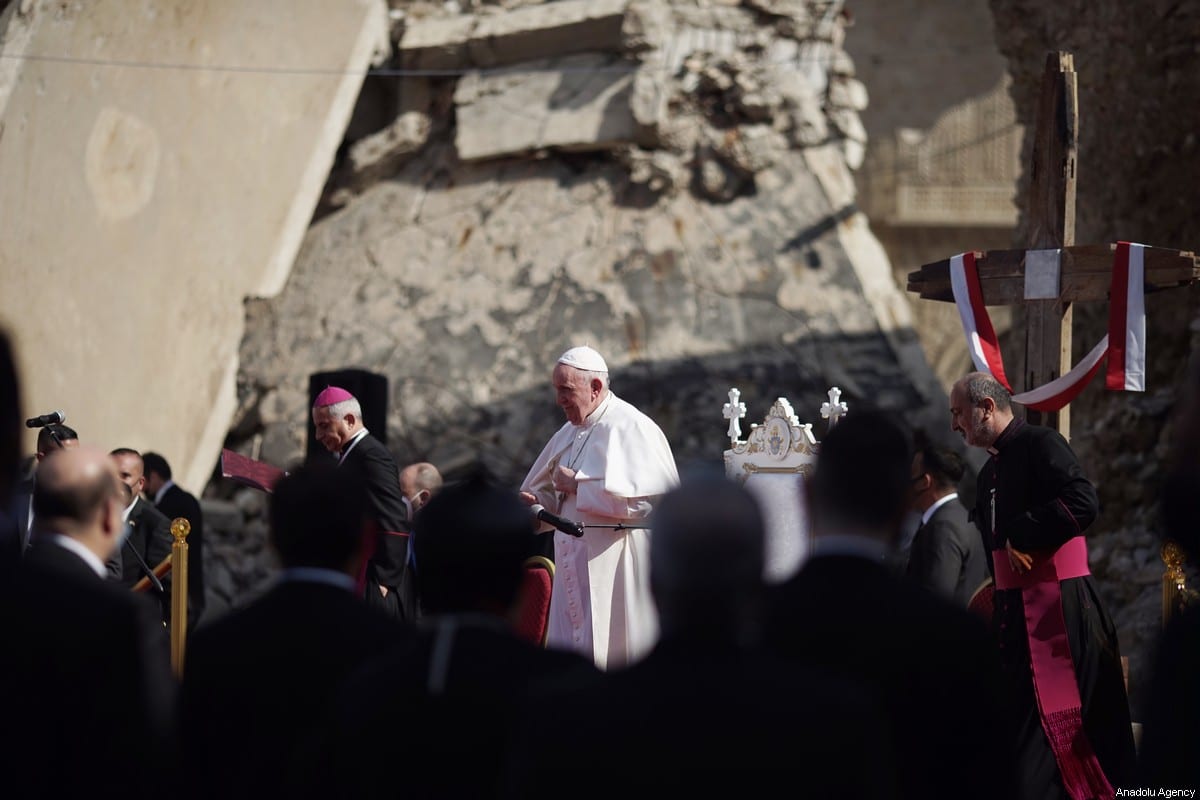 ‘Peace more powerful than war’, Pope Francis says in Iraq’s ruined city ...