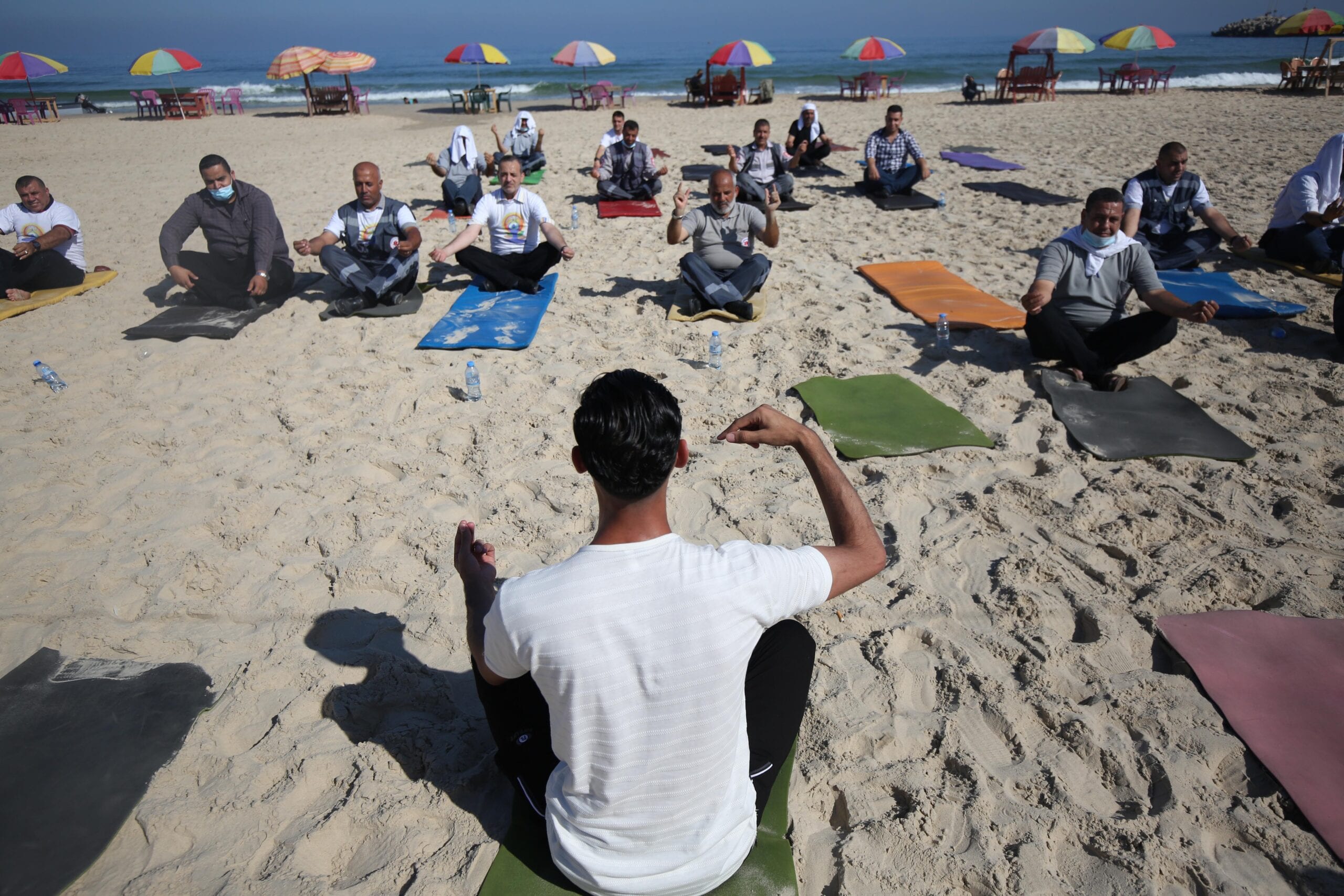 Yoga on the beach to help Gaza’s medical teams tackle trauma – Middle ...
