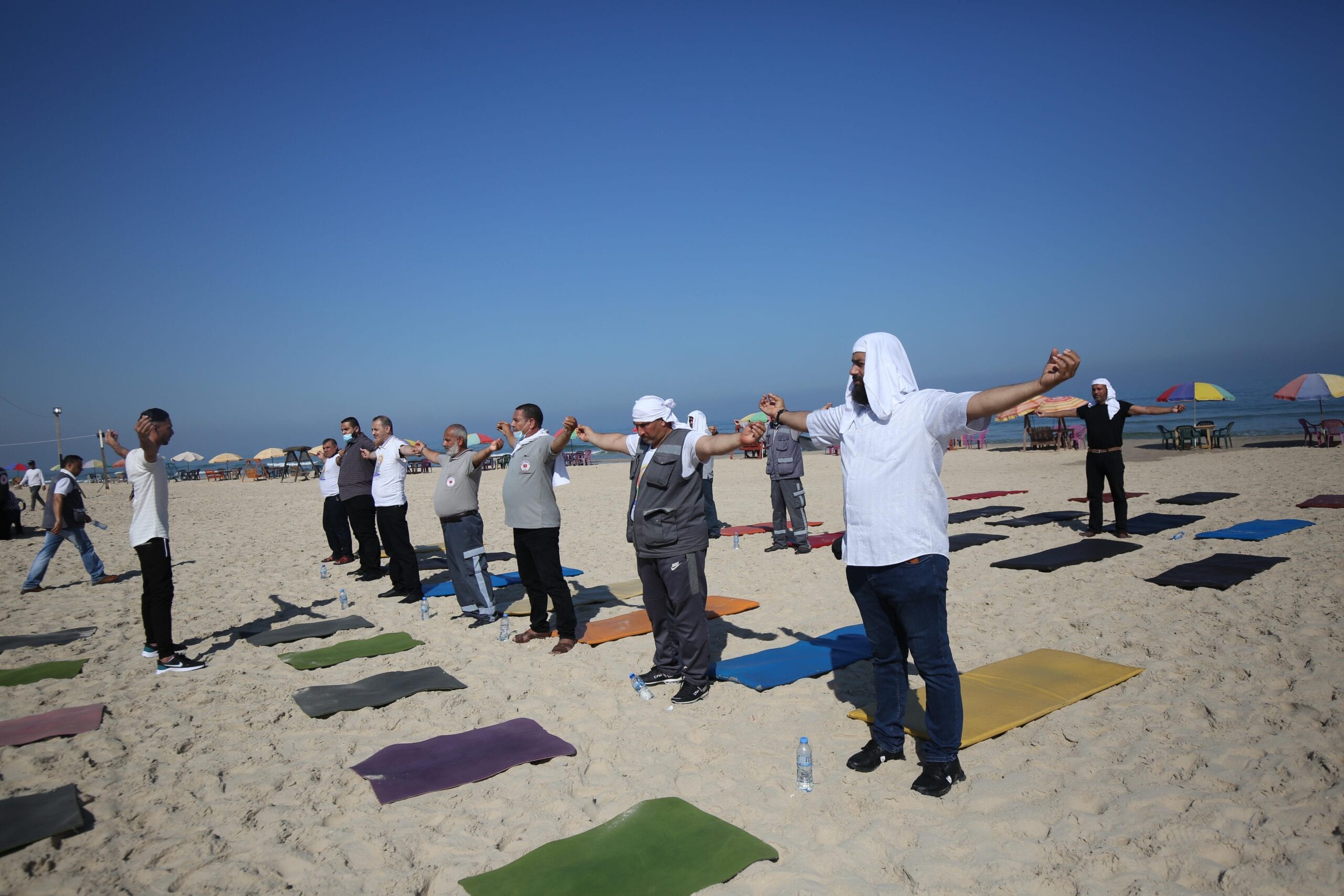 Yoga on the beach to help Gaza’s medical teams tackle trauma – Middle ...