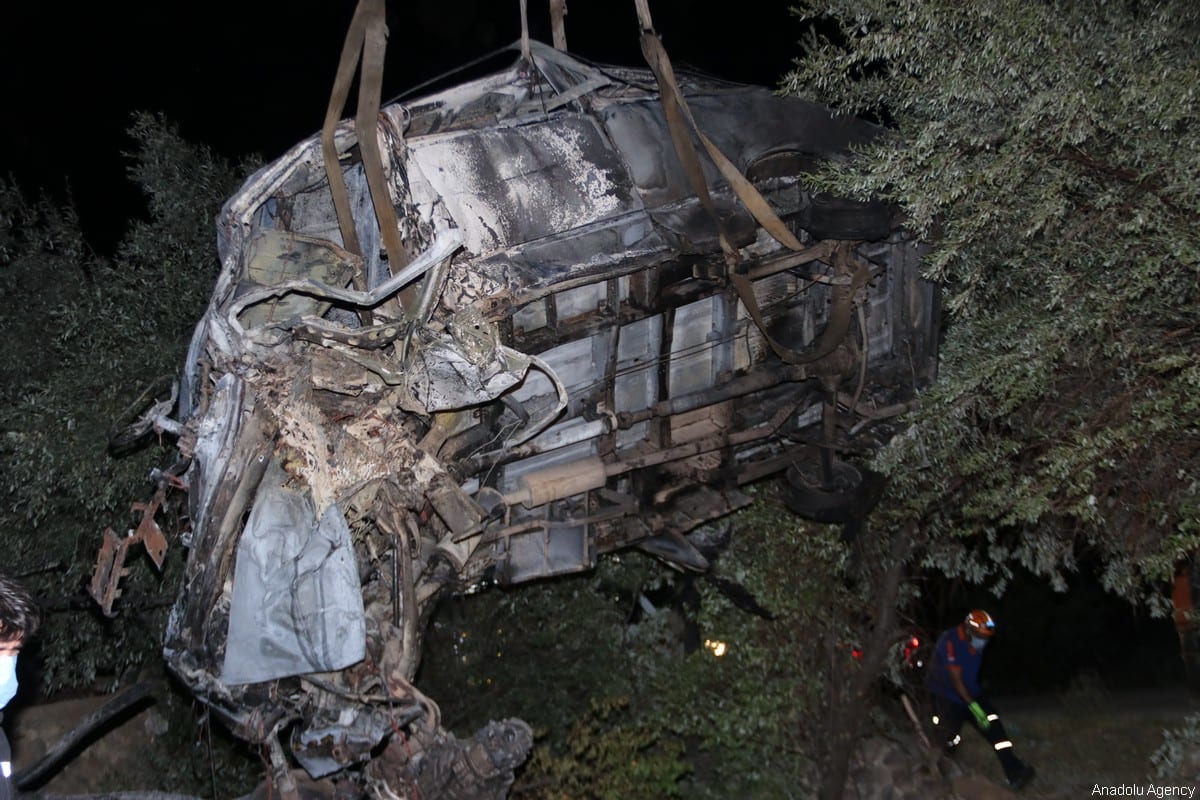 At least 12 killed as bus carrying migrants crashes in Turkey – Middle ...