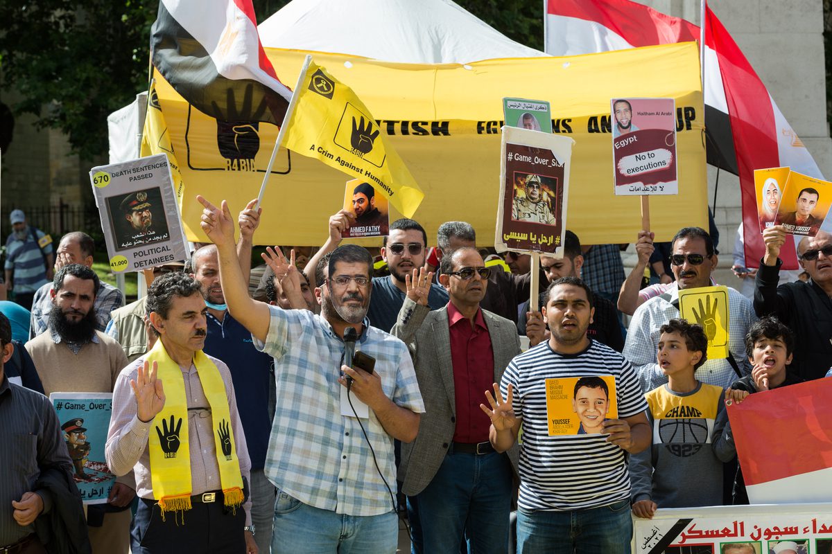 Rabaa Massacre Eight Anniversary Protest in London – Middle East Monitor