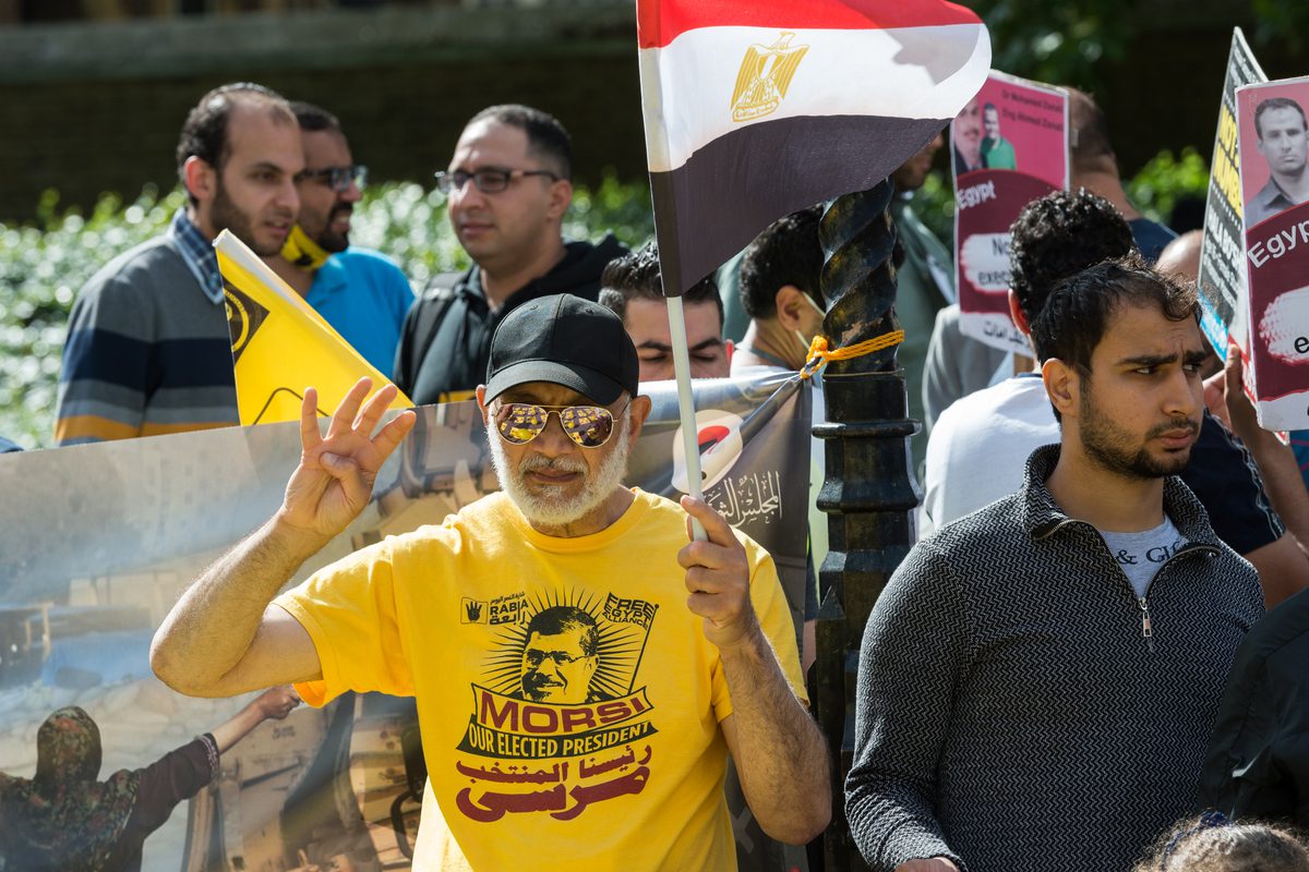 Rabaa Massacre Eight Anniversary Protest in London – Middle East Monitor