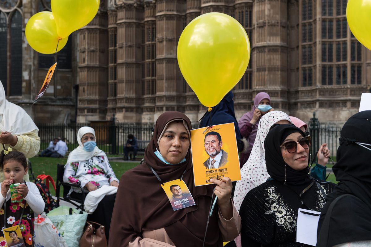 Rabaa Massacre Eight Anniversary Protest in London – Middle East Monitor