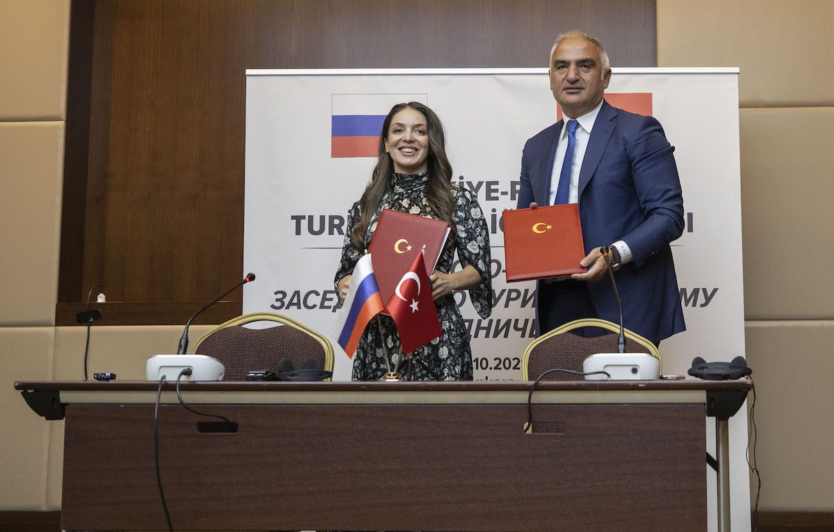 ANKARA, TURKEY – OCTOBER 12: Turkish Culture and Tourism Minister ...