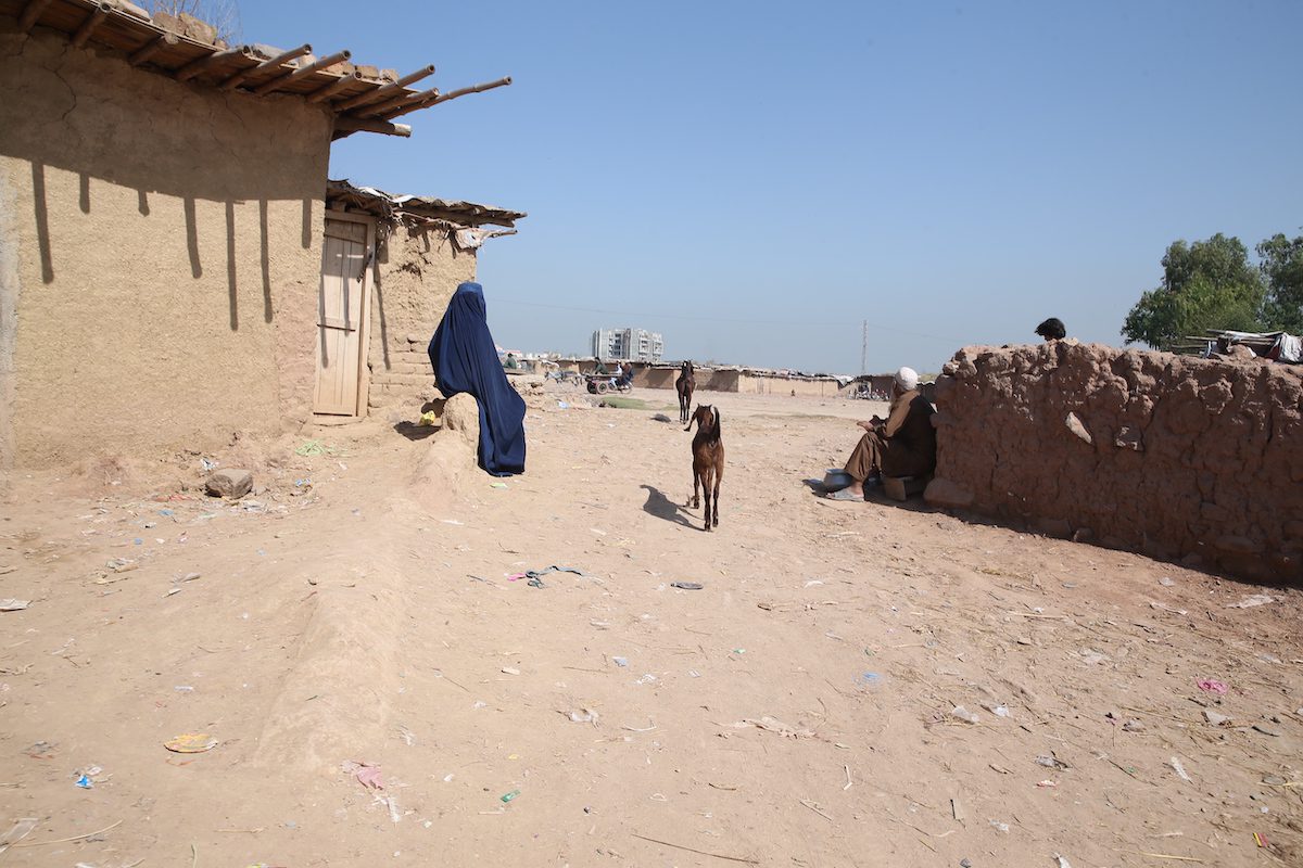 ISLAMABAD, PAKISTAN – OCTOBER 27: A view of Basti Refugee Camp, hosts ...