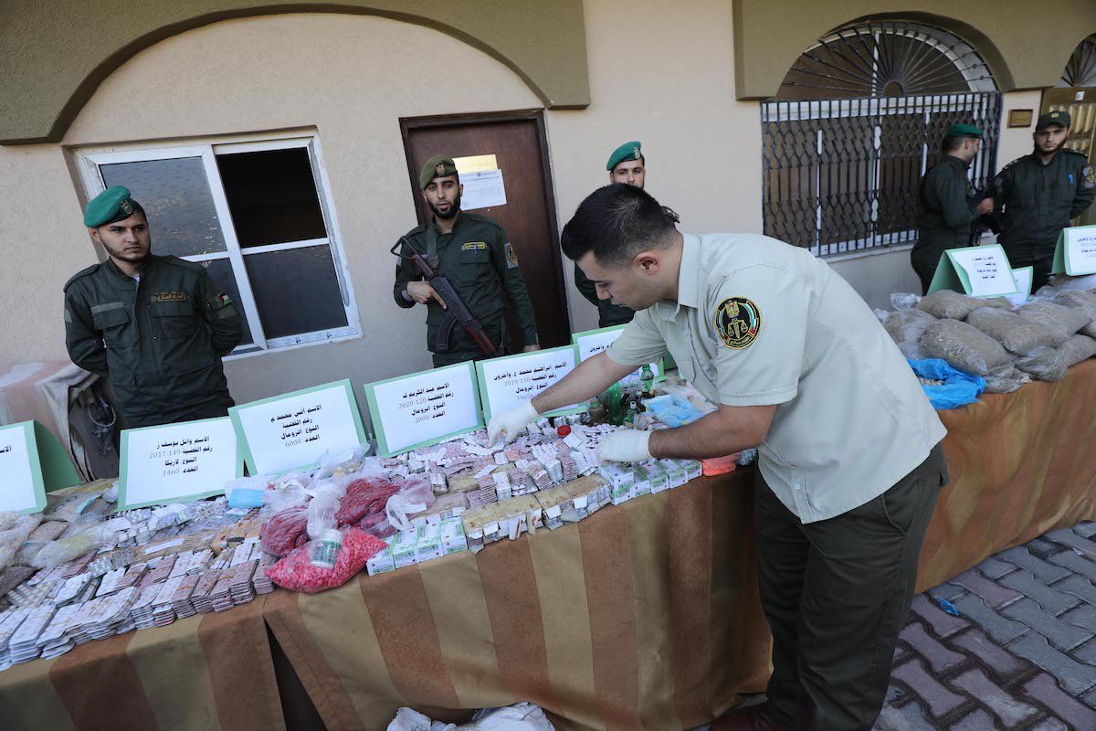 Gaza exhibits seized narcotics to highlight war on drugs – Middle East ...