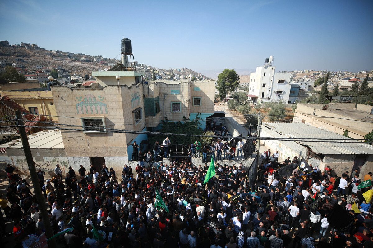Funeral ceremony of Palestinian Saddam Beni Avde – Middle East Monitor